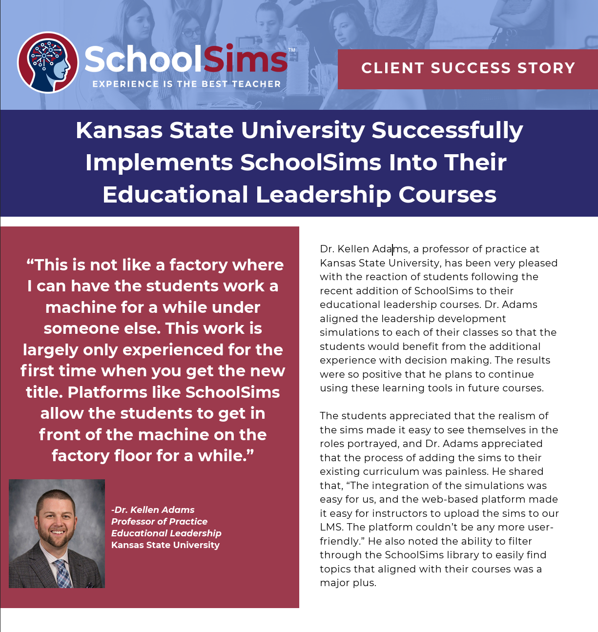 Kansas State University | SchoolSims